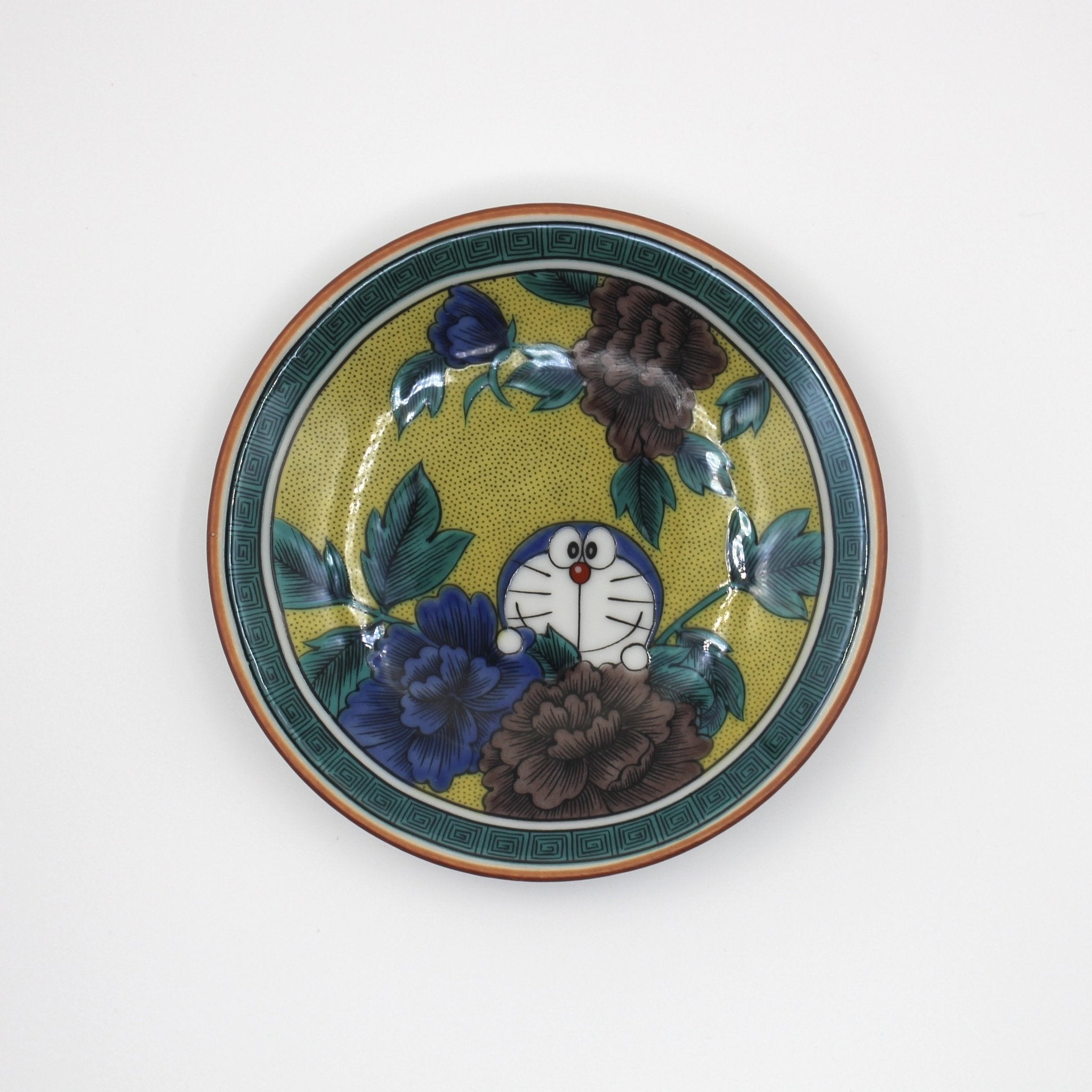 Doraemon Kutani Ware Small Plates Yoshidaya-style Shisai – Japanese ...